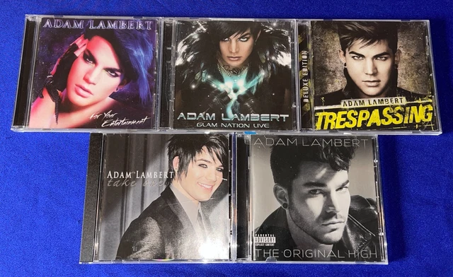 LOTTO - (5) Adam Lambert (Queen/American Idol) CD Live/Trespassing ...