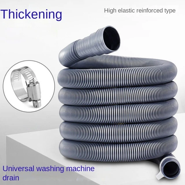 SENDING CLAMPS SEWER Pipe EVA Washing Machine Drainage Pipe Extension ...