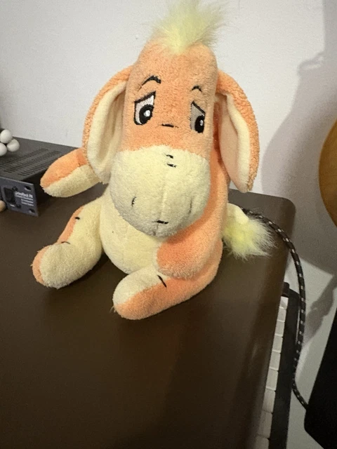 DISNEY STORE WINNIE The Pooh Eeyore Plush Orange/Yellow 10” Tall ...