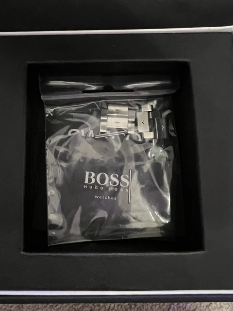 HUGO BOSS 1513596 Black Oxygen 42mm Stainless Steel Men's Casual Watch ...