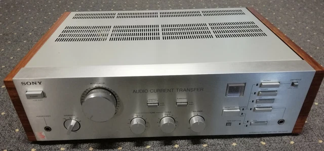 SONY AMPLIFICATEUR TA-AX 500 Integrated Amplificateur Stéréo Avec Bois ...