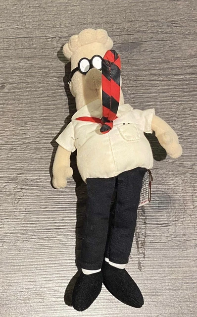 GUND DILBERT COMIC Strip Character 8” Plush Doll- Hanging Suction Hook ...