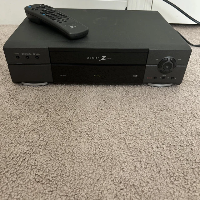 ZENITH VHS CASSETTE Player Vrc4101 With Remote Tested £52.20 - PicClick UK