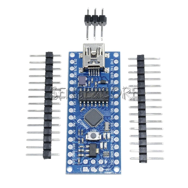 NANO V3.0 ATMEGA168 16M 5V Mini USB Micro-controller CH340G Adapter For ...