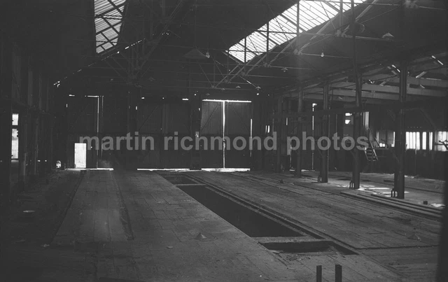 CARDIFF EAST DOCK Shed Interior Railway Negative RN316 £4.99 - PicClick UK