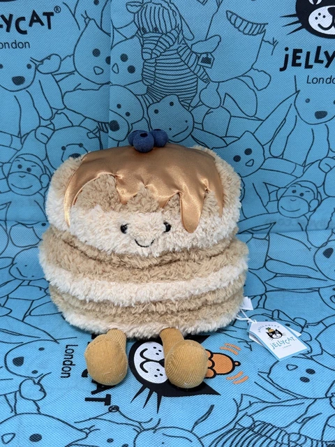 JELLYCAT AMUSEABLES FRAN Pancakes Breakfast Bliss Tags+Brand New With ...