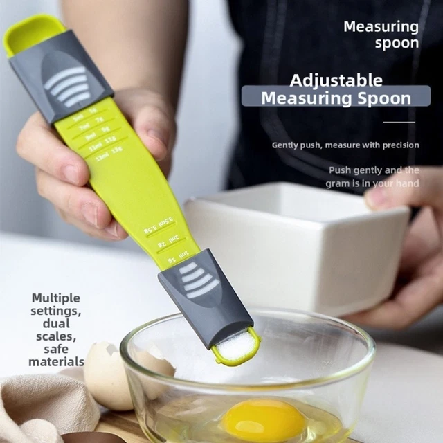 MEASURING SPOON BUILT-IN Scale Eight Measurement Stalls ABS ...