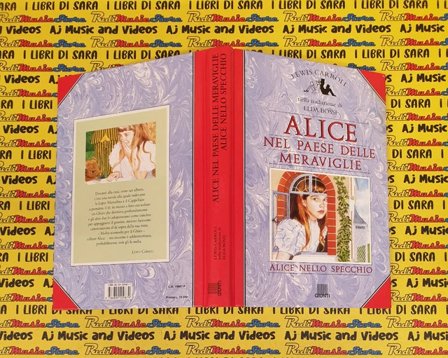 BOOK LIBRO ALICE nel paese delle meraviglie LEWIS CARROLL 1996 GIUNTI ...