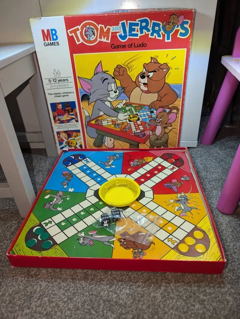 TOM AND JERRY Game Of Ludo MB Games 1978 - Complete Collectors ...