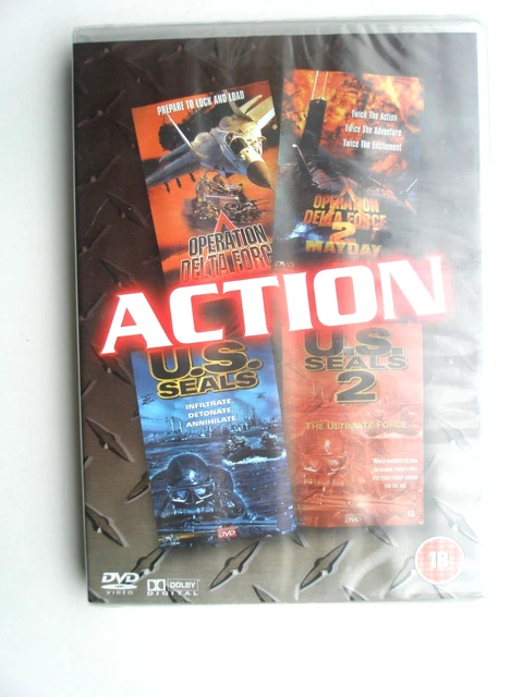 U.S. SEALS 1 &2 And Operation Delta Force 1 & 2. On 2 Dvds. Brand & New ...