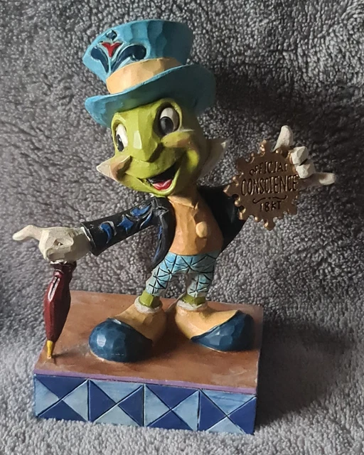 DISNEY TRADITIONS ‘OFFICIAL Conscience’ Jiminy Cricket Figurine 4031474 ...