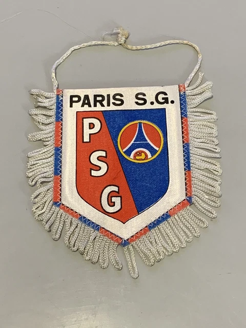 PSG PARIS FANION vintage football foot soccer banderin pennant ...