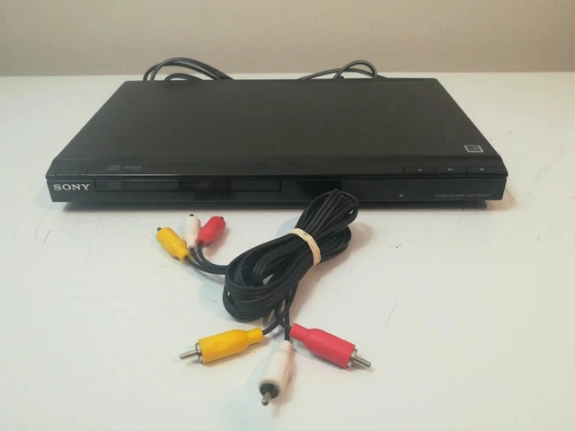 GENUINE SONY DVD Player Model DVP-SR200P with AV Cable only Tested and ...