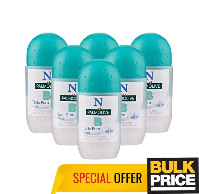 PALMOLIVE TACTO PURO Classico Nb Deodorante Roll-On 50ml 6-pack Best ...