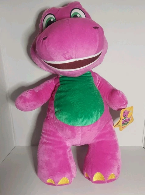 FISHER-PRICE BARNEY’S WORLD Jumbo Barney 26inch Plush Large Scale & Soft Texture $20.54 ...