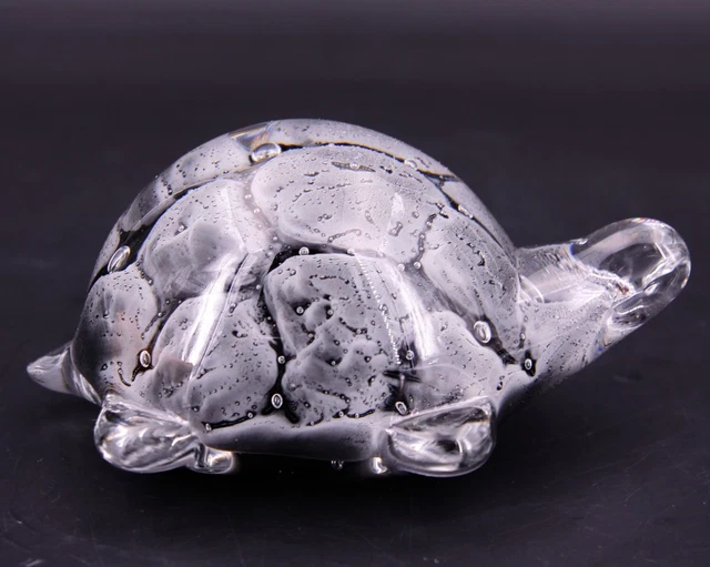 GLAS SCHILDKRÖTE MARCOLIN Schweden signiert Paperweight #D3 EUR 99,00 ...