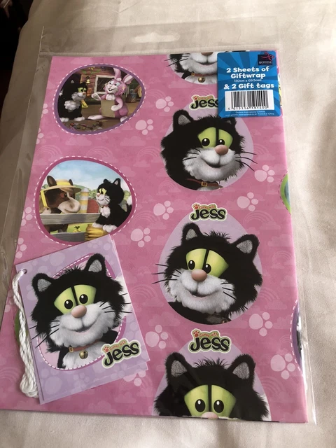 Postman Pat Jess The Cat Wrapping Paper And T Tags £2 50 Picclick Uk