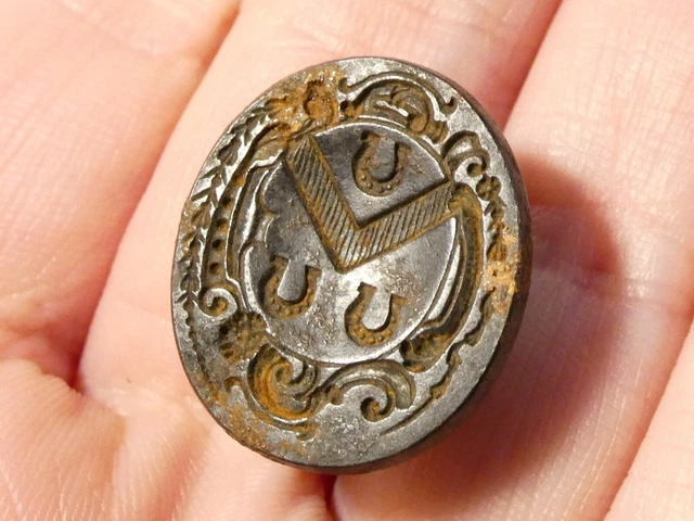 1714 - 1791 RACHEL EDENSOR Family Steel INTAGLIO Seal Heathcote ...