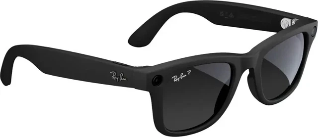 RAY-BAN META WAYFARER RW4008 - Matte Black/Polar Gradient Graphite ...