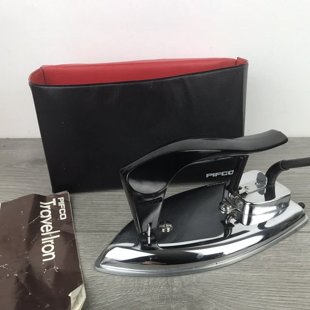 VINTAGE IRON PIFCO 1053 Travel Universal Voltage 100-240V Case Manual ...