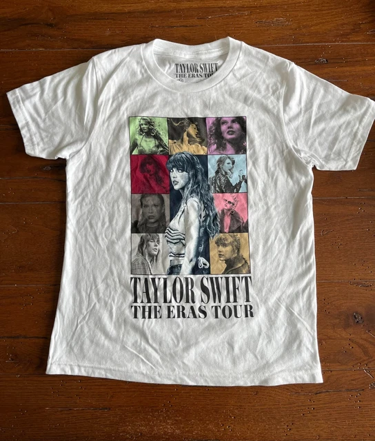 TAYLOR SWIFT ERAS Tour Official Merch White T-Shirt Unisex Youth Medium ...