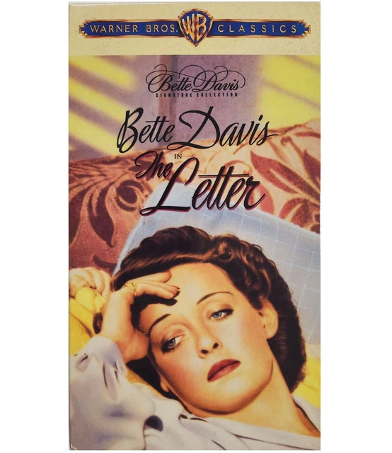 THE LETTER (VHS, 2000) Warner Bros. Classics / Bette Davis Signature ...