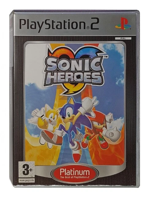 SONIC HEROES (PLATINUM RANGE) (PS2 Game) Hedgehog Playstation 2 B EUR ...