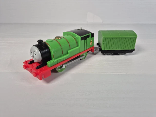 MOTORISED TRACKMASTER PERCY Train Thomas and Friends Mattel 2013 Fully ...