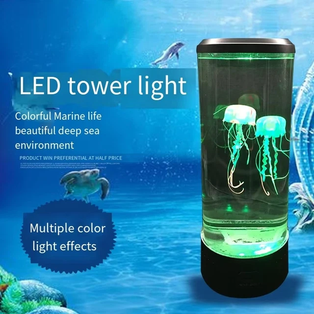 LED JELLYFISH NIGHT Light USB Powered Lighting Modes for Home ...