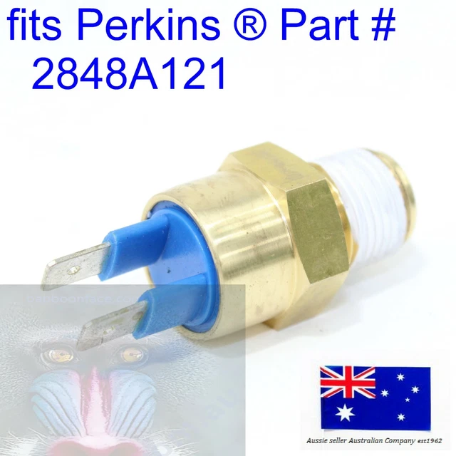 ENGINE TEMPERATURE SENSOR Switch fits Perkins 2848A121 1004.4 1006.6 ...