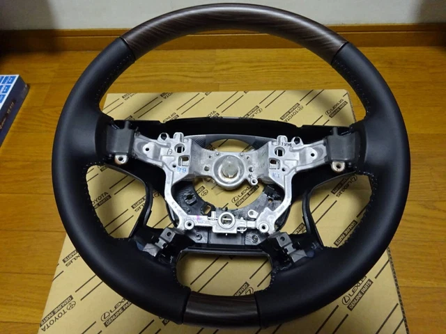 VOLANT COMBINÉ LAND Cruiser 150 Prado tardif en bois véritable marron ...