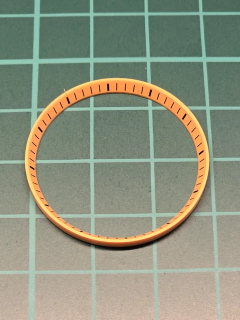 SEIKO ORANGE CHAPTER Ring For Seiko Skx007 Srpd & Mod Watches 30.5 Nh36 ...