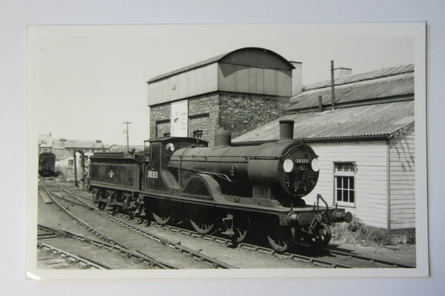 RWY1870 - 1962 Locomotive 30313 WADEBRIDGE Railway Yard Shed - Real ...