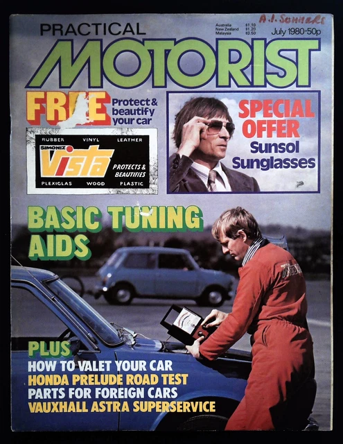 PRACTICAL MOTORIST MAGAZINE July 1980 mbox1830 Basic Tuning Aids £4.95 ...