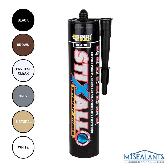 EVERBUILD STIXALL EXTREME Power Hybrid Polymer Grab Adhesive & Sealant ...