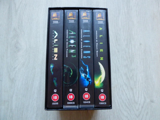 ALIEN SAGA VHS Boxset (Tested) Alien, Aliens, Alien 3, Alien ...