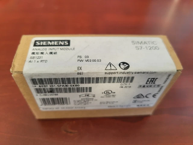 MODULE D'EXTENSION SIEMENS PLC, entrée analogique RTD, série S7-1200 ...