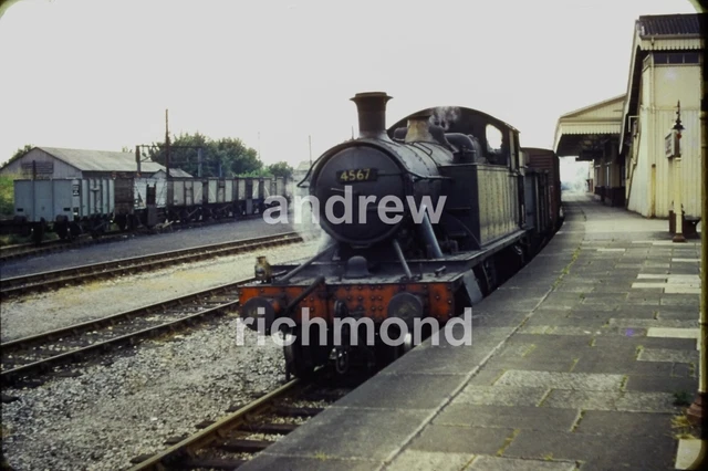 2-6-2T LOCOMOTIVE 4567 BR Western Region 1960s Original 35mm Slide ...