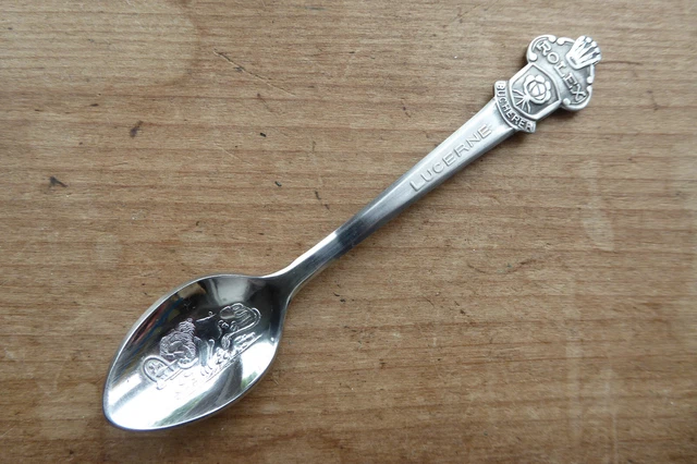 VINTAGE ROLEX WATCH SPOON LUCERNE by Bucherer of Switzerland Teaspoon ...