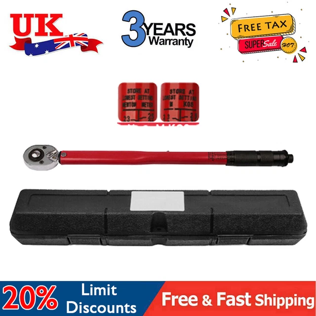 ADJUSTABLE TORQUE WRENCH 1/4" Ratchet Torque Wrench 5-25N.m Drive ...