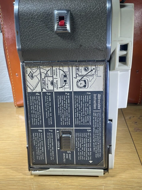 VINTAGE 1950S POLAROID Land Camera Model 800 - with case and ...