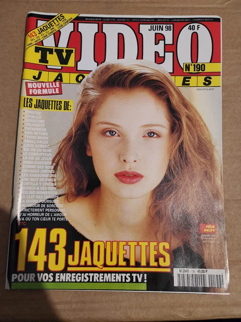 MAGAZINE TV VIDEO JAQUETTES juin 1998 Julie DELPY n°190 télévision EUR ...