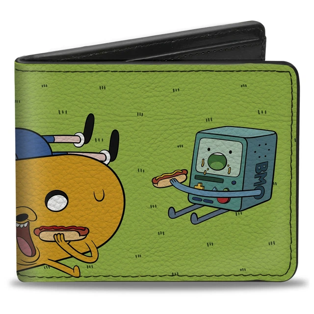 BI-FOLD WALLET ADVENTURE Time Jake Finn and BMO Hot Dog Picnic Scene ...