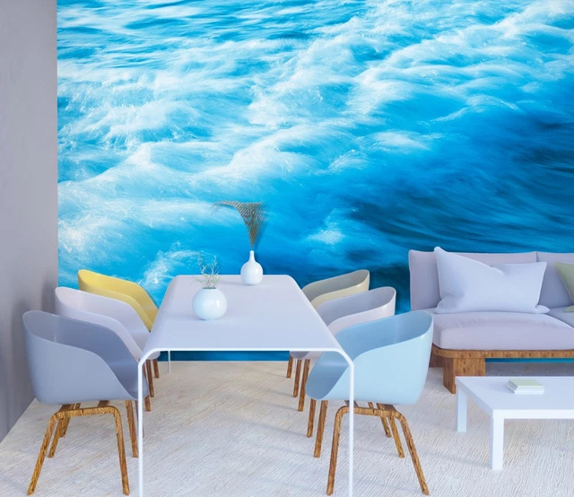 3D BLUE RIVER E359 Wallpaper Mural Paper Wall Print Indoor Murals CA Honey $34.99 - PicClick CA