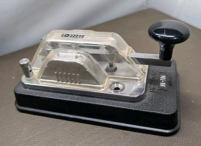 VINTAGE HI-MOUND HK-704 Straight Morse Code Key - HF Radio Ham - Made ...