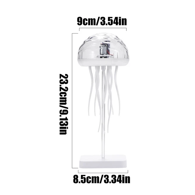 LED JELLY FISH Light Lamp Voice Control LED Floating Jellyfish Lamp ...