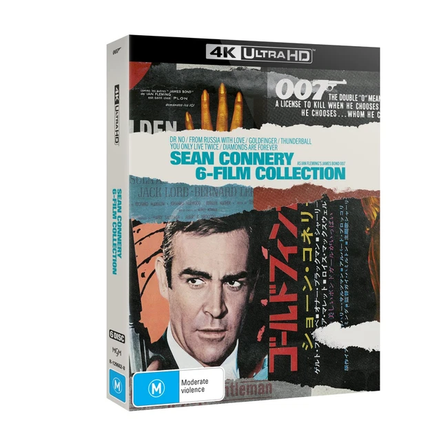 JAMES BOND SEAN Connery Collection 4K Ultra HD | 6-Film Collection ...