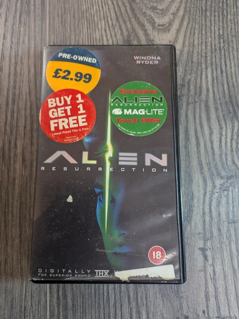 ALIEN RESURRECTION VHS Video Tape PAL £2.80 - PicClick UK