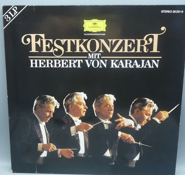 LP VINYL BERLINER Philharmoniker Herbert von Karajan Festkonzert EUR 30,00 - PicClick DE