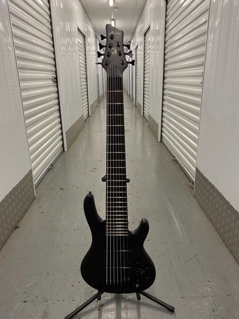 NEW MAZETI WTHB BL 7 String Bass guitar, Ebony & Mahog Body, Active ...